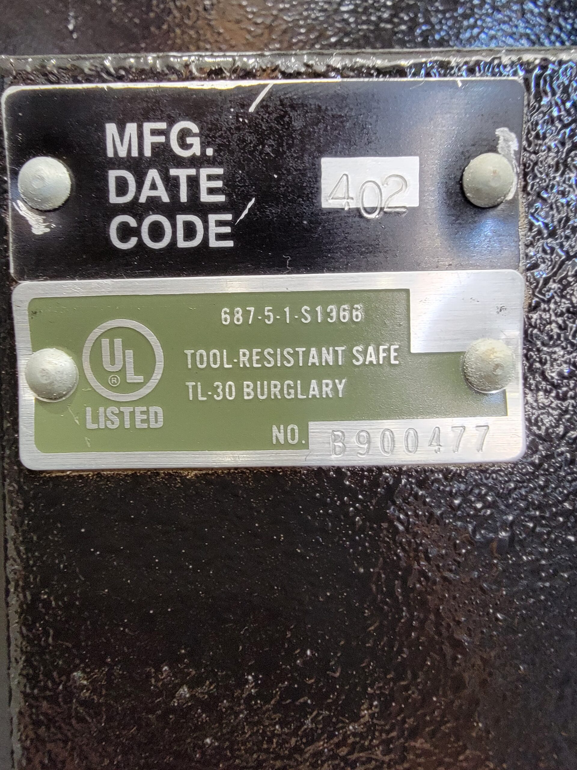 Amsec Plate Body TL-30 High Security Safe - Boswell Safes & Vault Co.