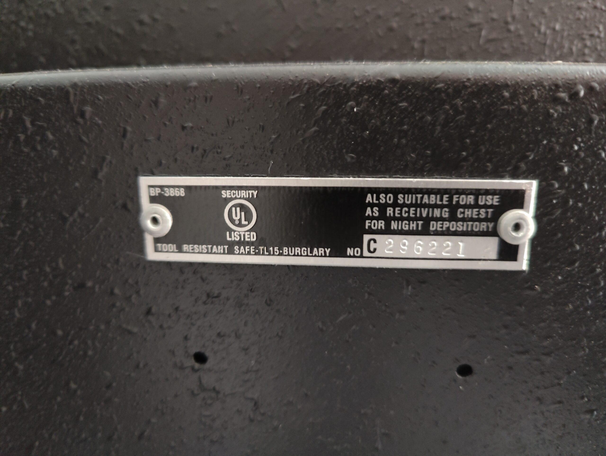 Hamilton Composite TL-15 Commercial Safe