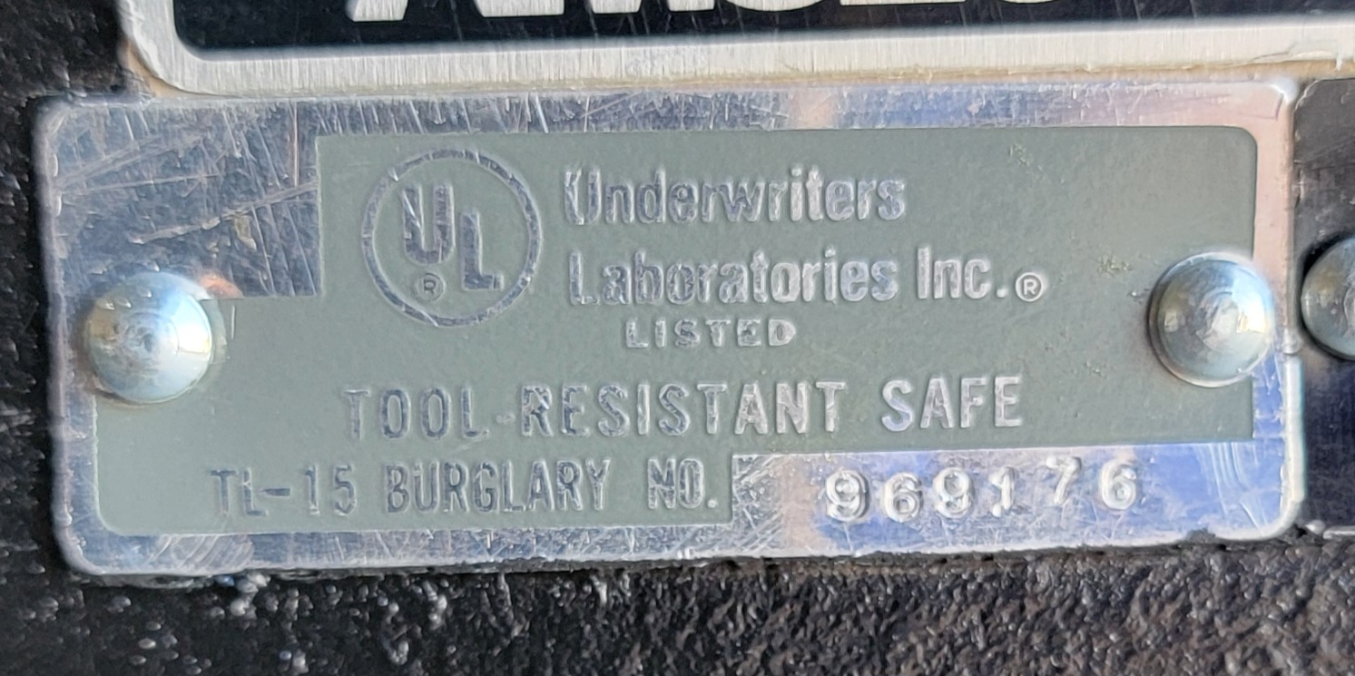 Amsec Amvault CE3524 TL-15 Safe