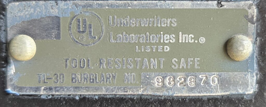 Amsec Amvault CF6528 Composite Body TL-30 Safe - Refurbished