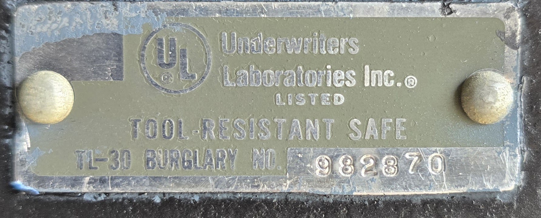 Amsec Amvault CF6528 Composite Body TL-30 Safe - Refurbished