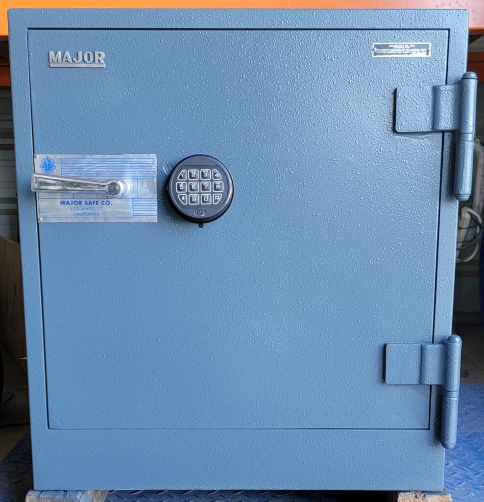 Refurbished Major Fire Safe
