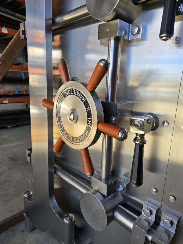 Mosler Crane Hinge Vault Door - Restored and Ready to Install